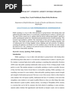 Personal Report of Public Speaking Anxiety PDF | PDF | Anxiety ...