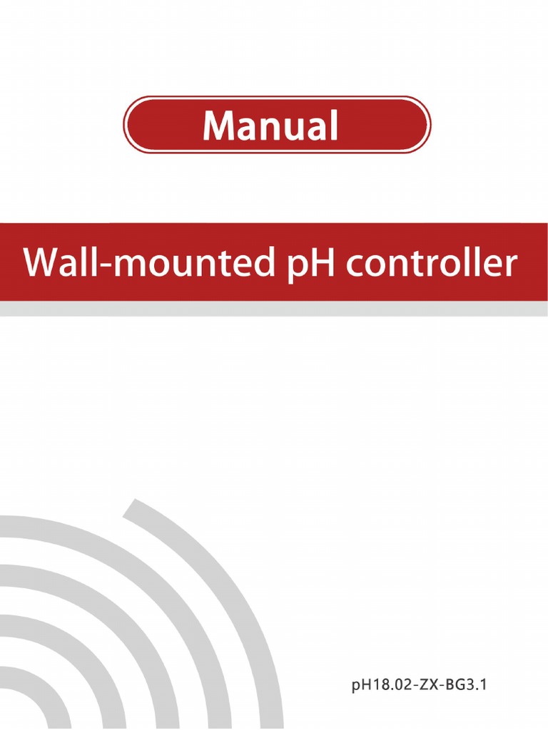 ph7.0 Wall Mounted PH Meter User Manual | PDF | Ph | Calibration