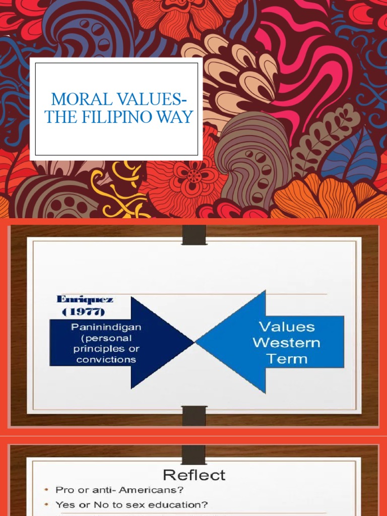 Moral Values - The Filipino Way | PDF