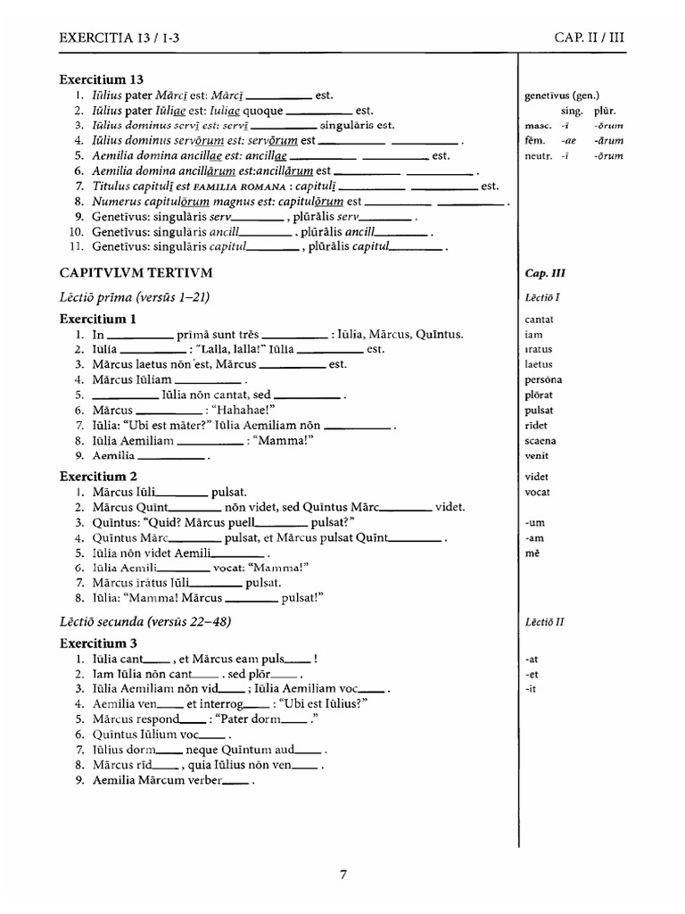 Exercitia Cap. III | PDF