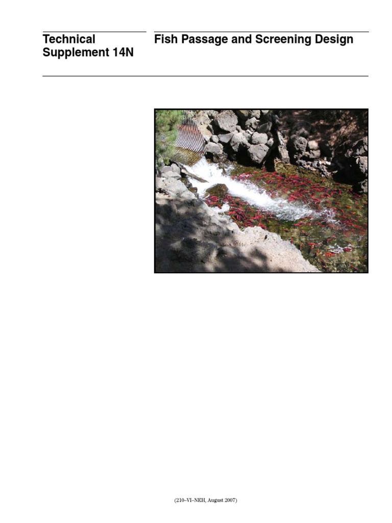 Fish Passage Design Guidelines | PDF | Physical Geography | Hydrology
