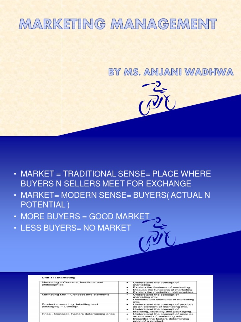 Marketing Management 11 | PDF | Marketing | Sales