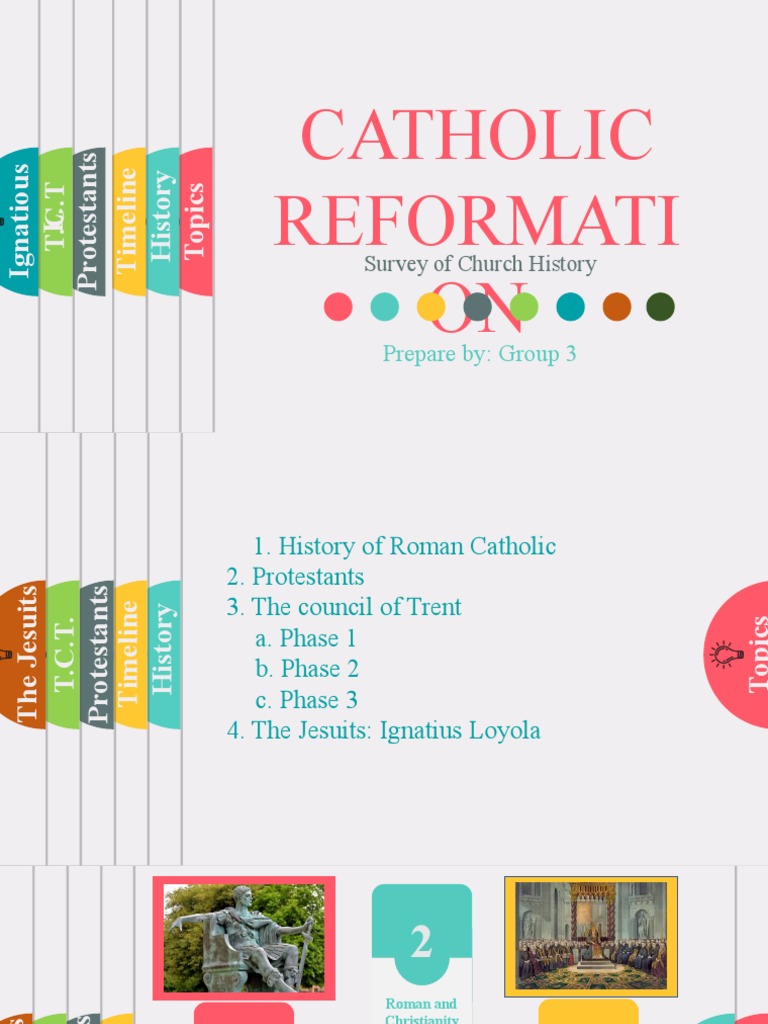 Catholic Reformati ON: Prepare By: Group 3 | PDF | Protestantism ...