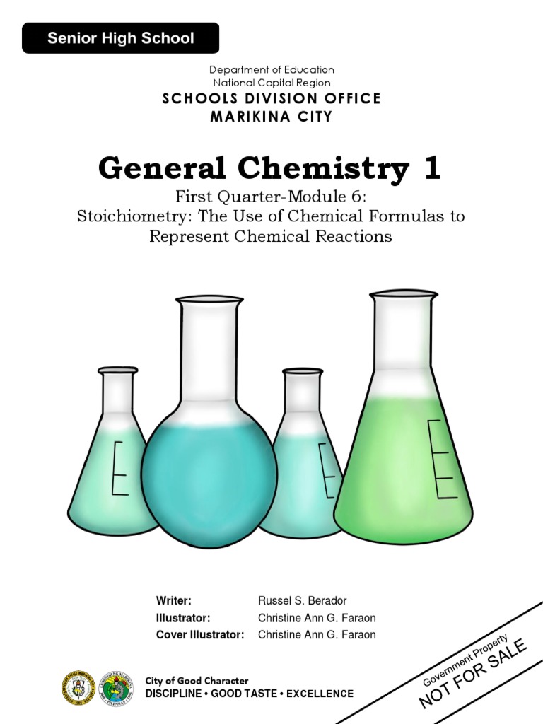 Q1 M6 SHS - GENERAL-CHEMISTRY-1 - Stoichiometry | PDF | Mole (Unit ...