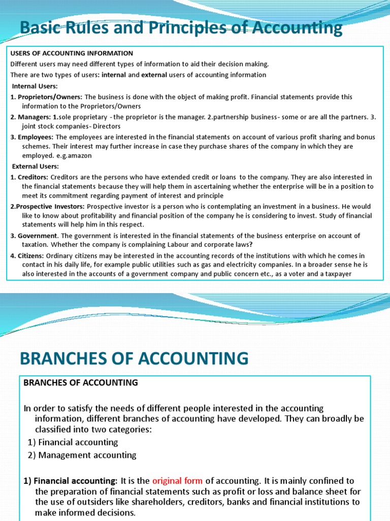 2.basic Rules of Accounting | PDF | Debits And Credits | Economies