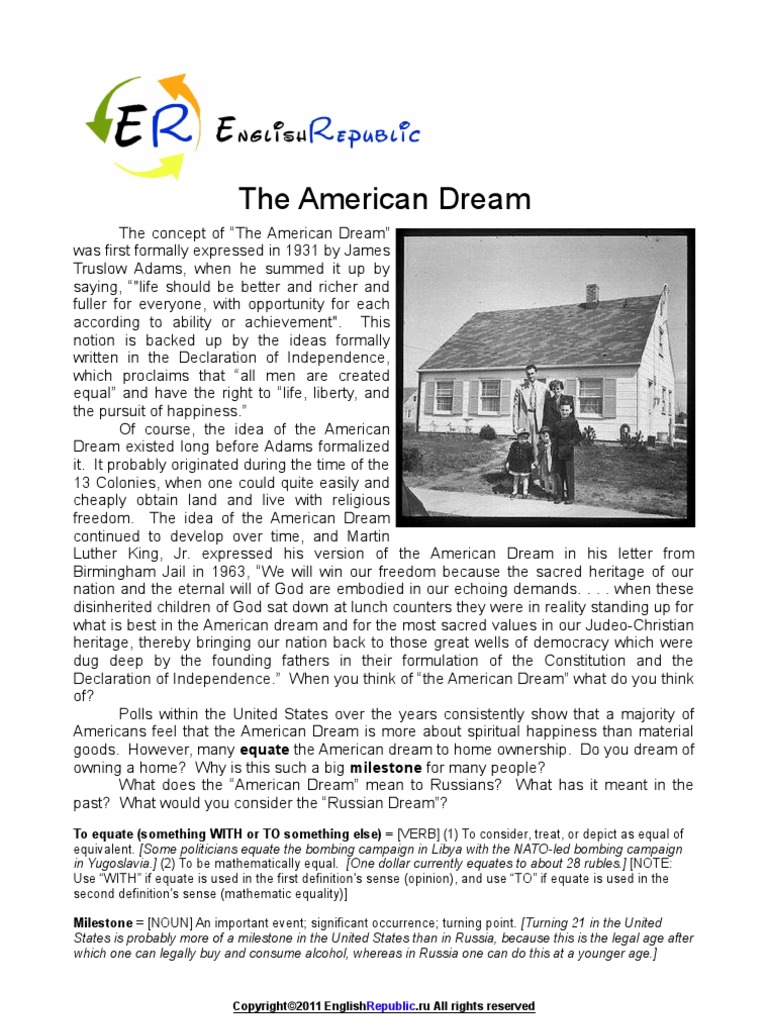 American Dream | PDF