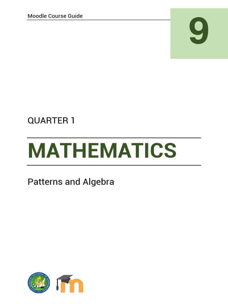 Quarter 1 Mathematics 9 | PDF | Quadratic Equation | Equations