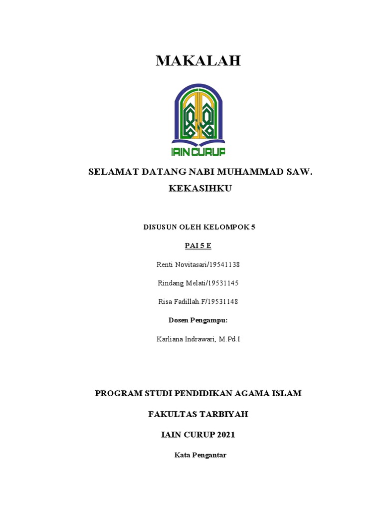 Makalah Kel.5 Materi Pai Di SMP | PDF