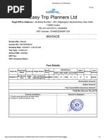 E-Ticket Spicejet Invoice | PDF | Airlines | Airport