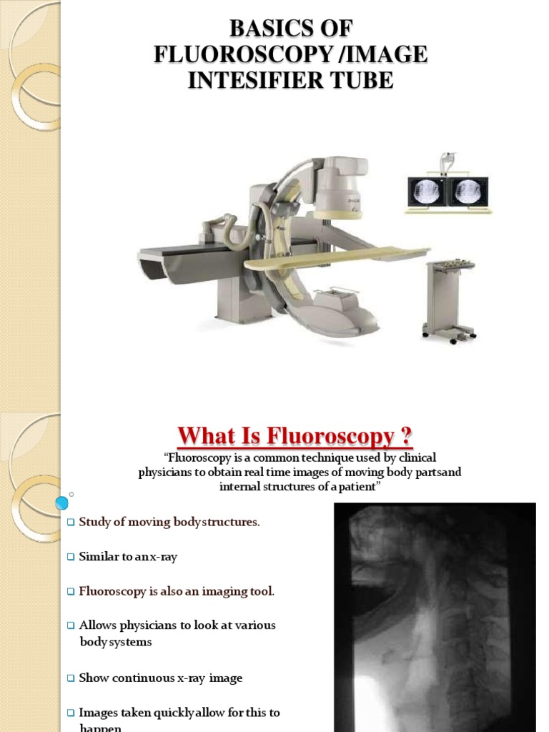 FLUOROS | PDF | X Ray | Imaging