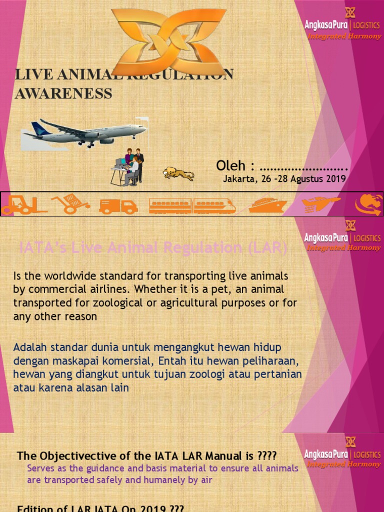 Live Animal Regulation Awareness | PDF | Cargo | Foods