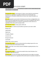 Parliamentary Procedure Sample Script | PDF | Group Decision Making ...