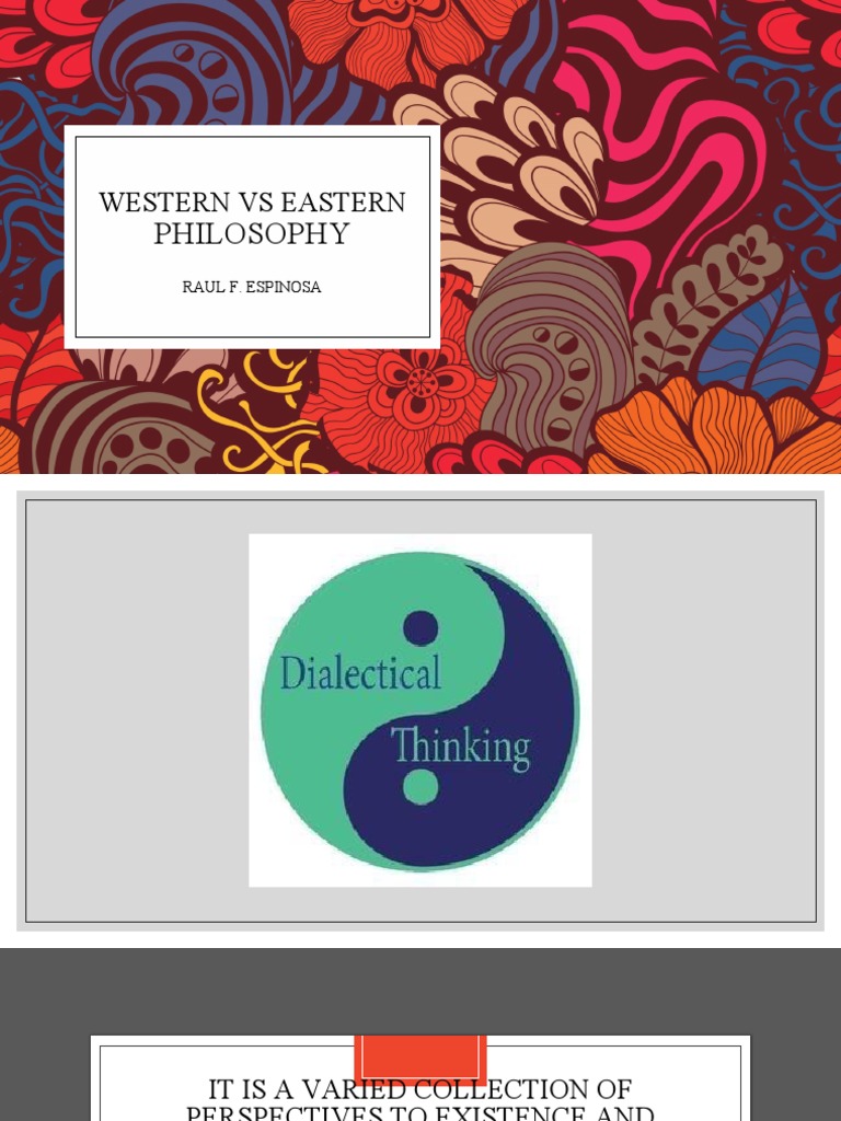 Western Vs Eastern Philosophy | PDF