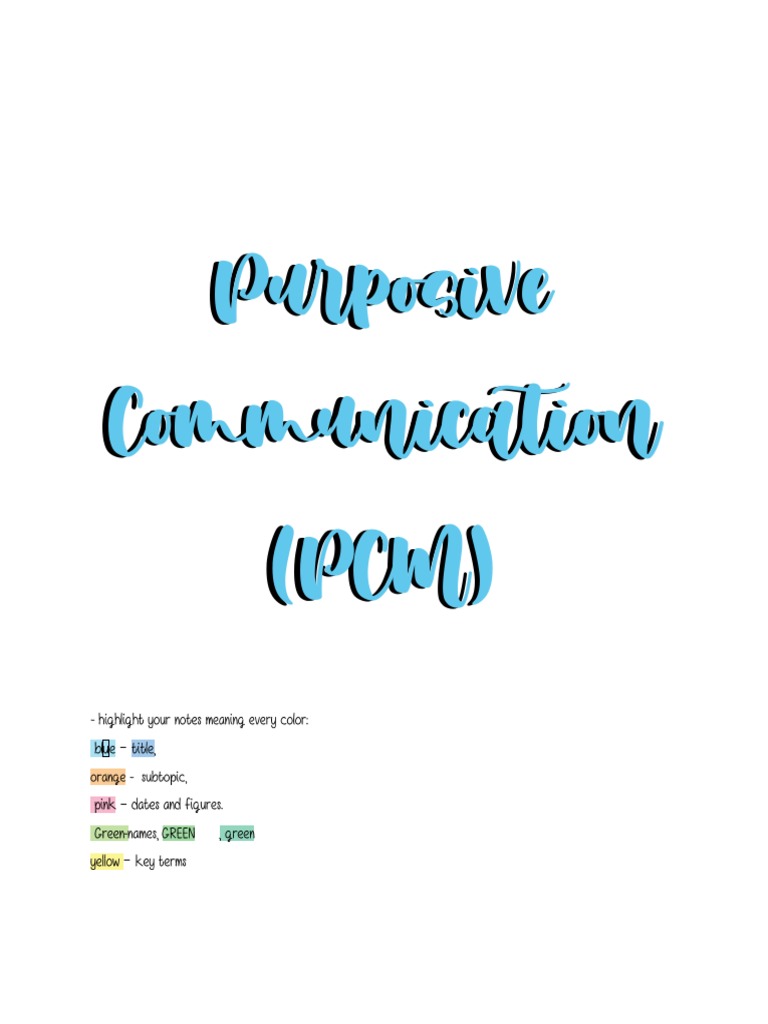 PCM Notes | PDF PCM Notes | PDF