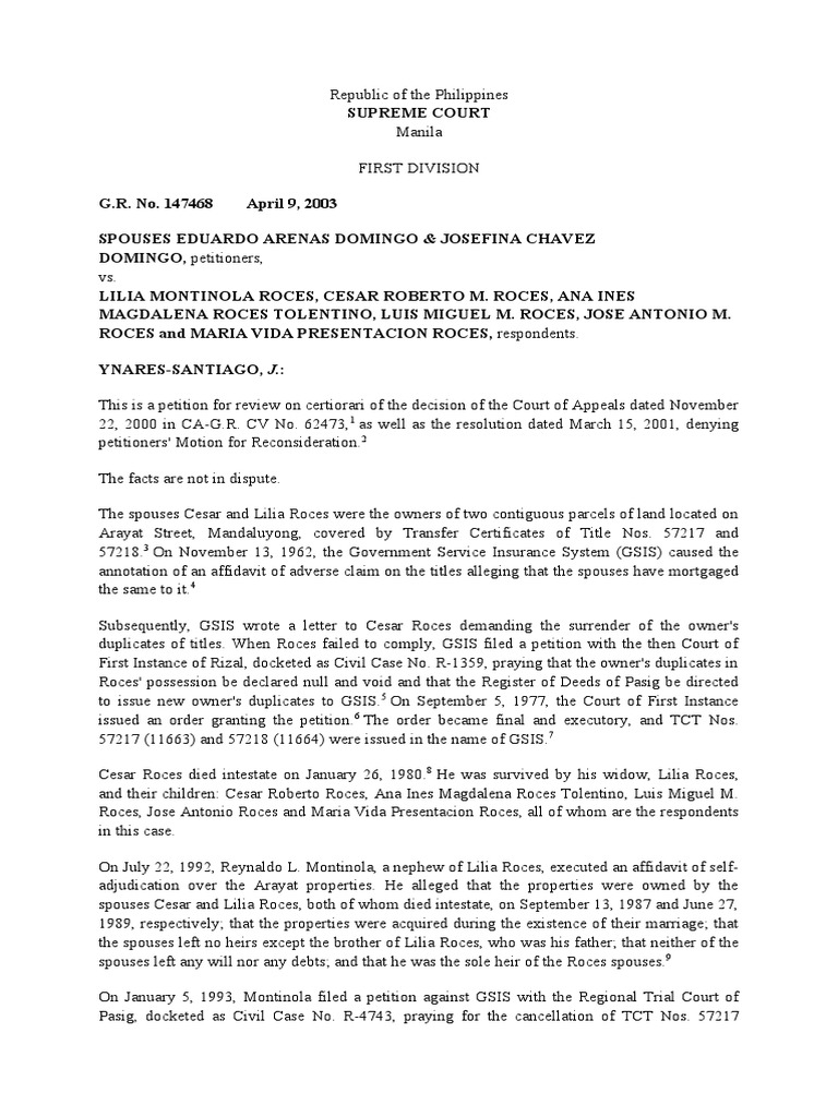 A Buyer of Realty With Annotation Pursuant To Rule 74, Section 4 of The ...