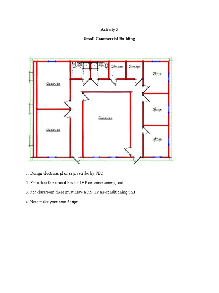 Activity 5 Small Commercial Building | PDF