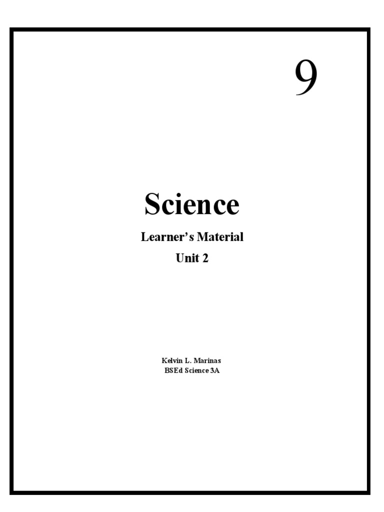 Chemistry GRADE 9 MODULE CHemical Bonding | PDF | Chemical Bond | Ion
