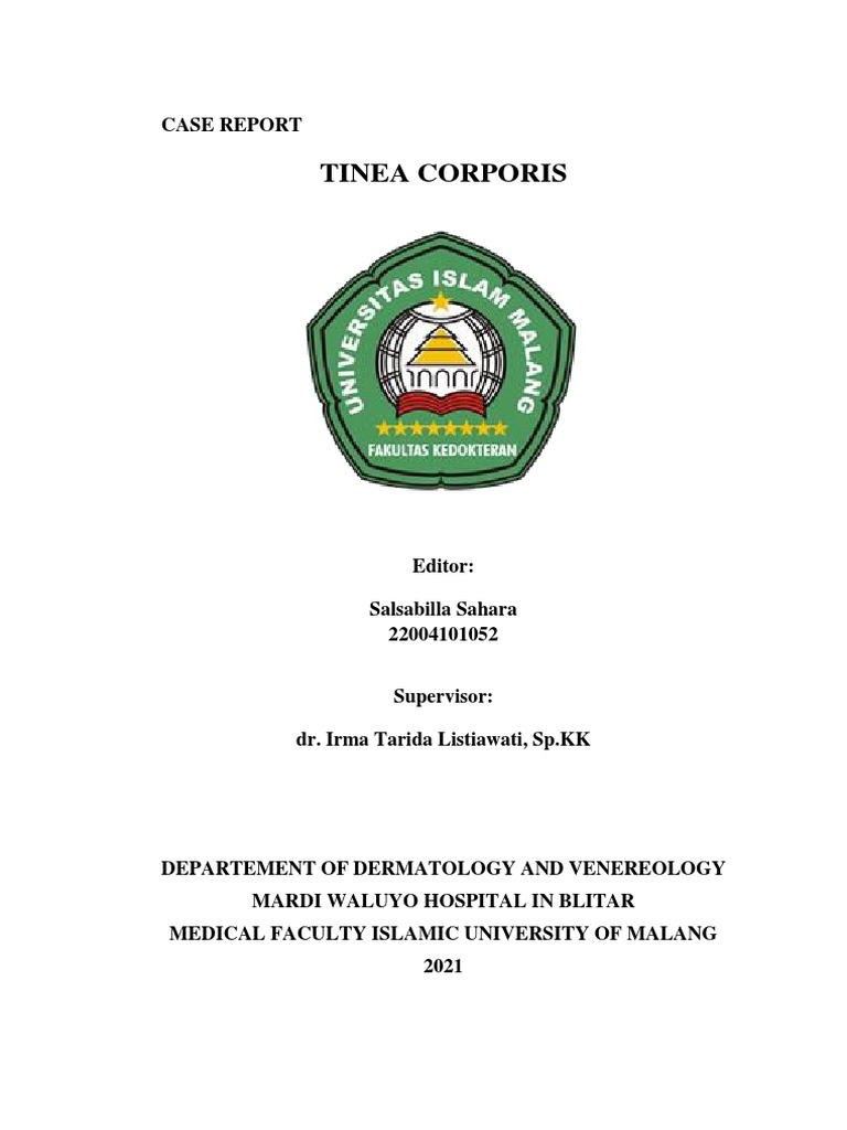 Tinea Corporis Case Report Analysis | PDF | Skin | Diseases And Disorders