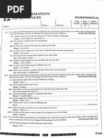 Tenses Do As Directed Sample | PDF | Grammatical Tense | Grammar