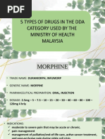 Drug Classification Chart | PDF | Drugs | Opioid