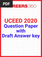 UCEED 2024 Question Paper With Answers - Uz0rrOC | PDF | Multiple Choice