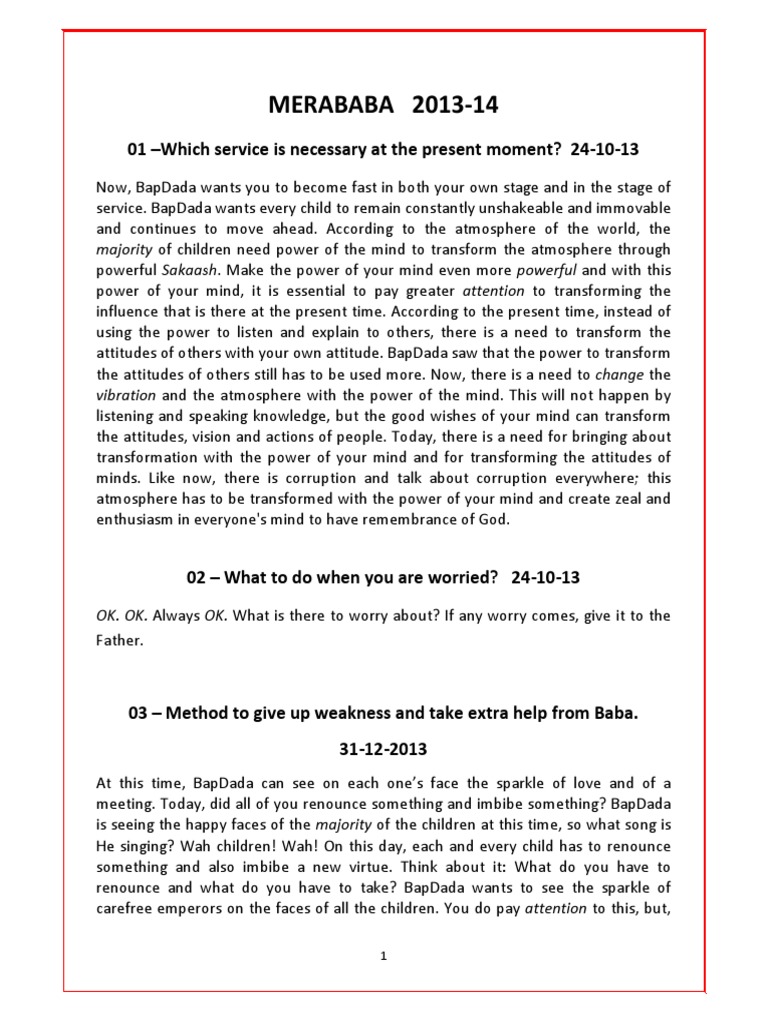 Mera Baba Book | PDF