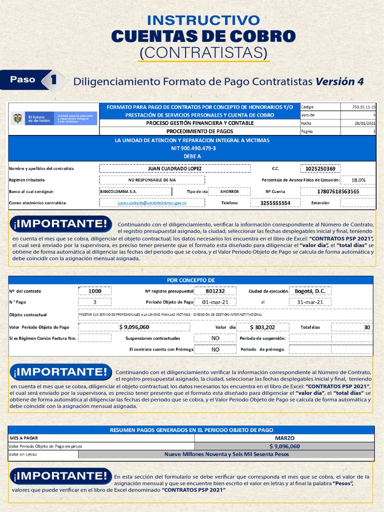 Infografia (Cuentas de Cobro) | PDF