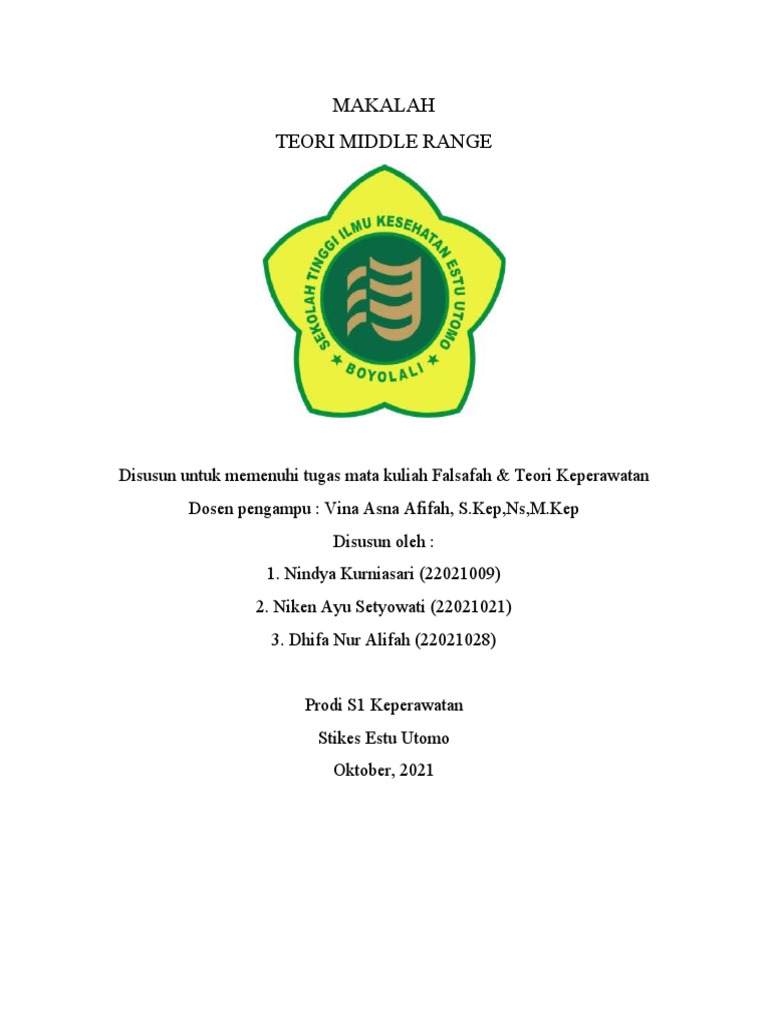 Teori Middle Range dalam Keperawatan | PDF
