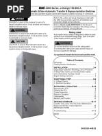 TSC 7320 Transfer Switch Manual | PDF | Switch | Electrical Wiring