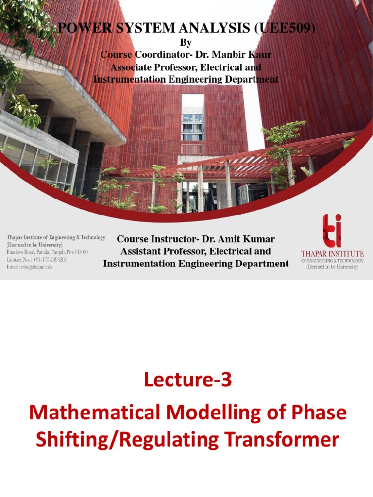 Lecture 3 Transformer Modelling | PDF | Applied Mathematics ...