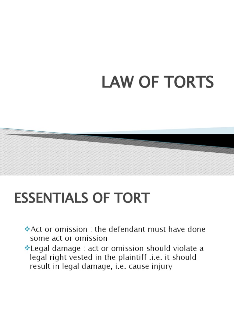 Legal Damage in Tort Law Explained | PDF | Tort | Damages
