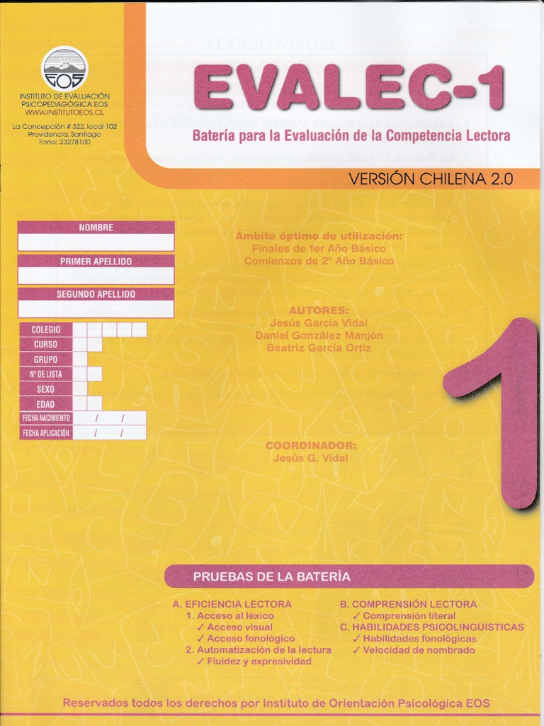 Evalec 1 | PDF