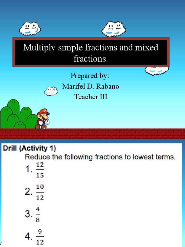 Mario Bros Powerpoint | PDF