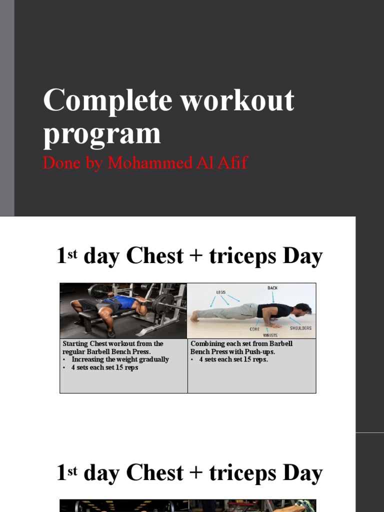Complete Workout Program - Endomorph | PDF | Vegetables | Aerobic Exercise
