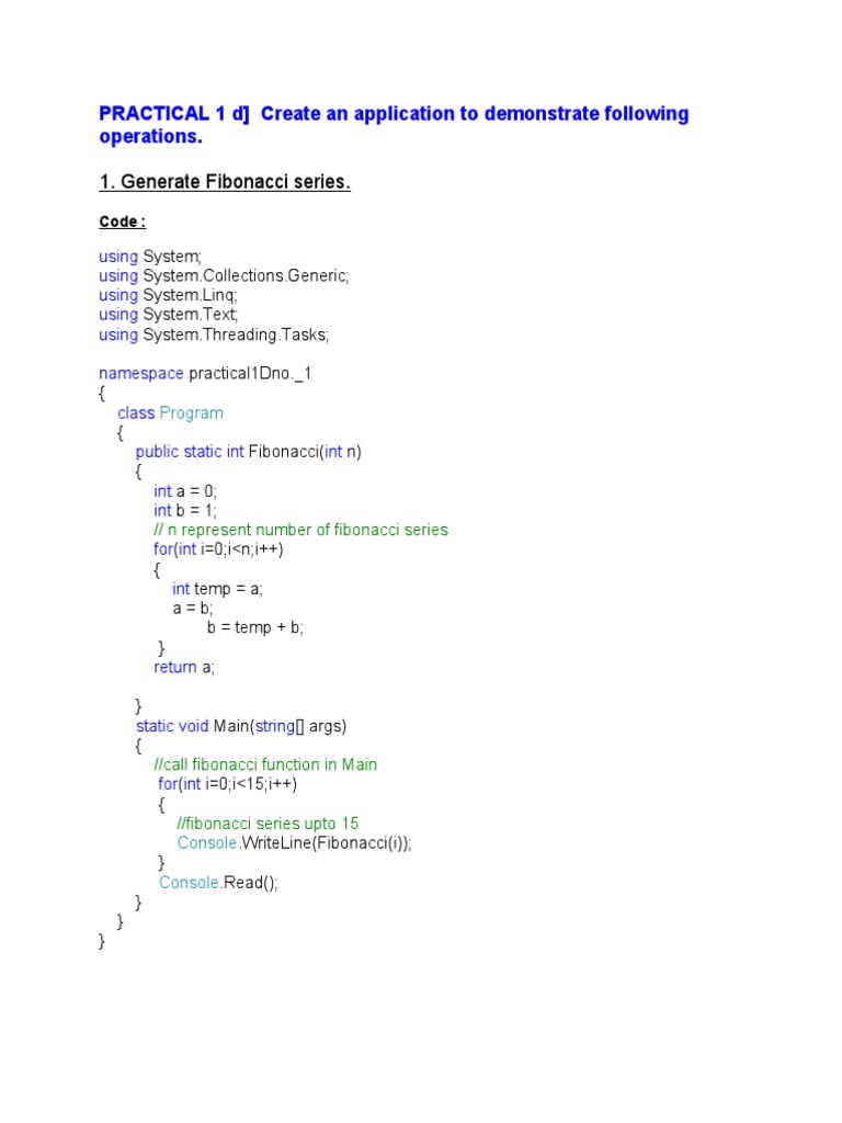 Practical 1 D (Awp) | PDF | Computer Engineering | Programming Paradigms