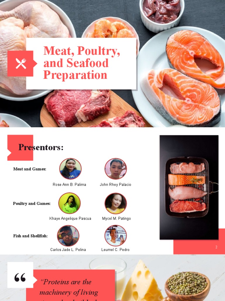 Meat, Poultry, and Seafood Preparation Guide | PDF | Beef | Steak