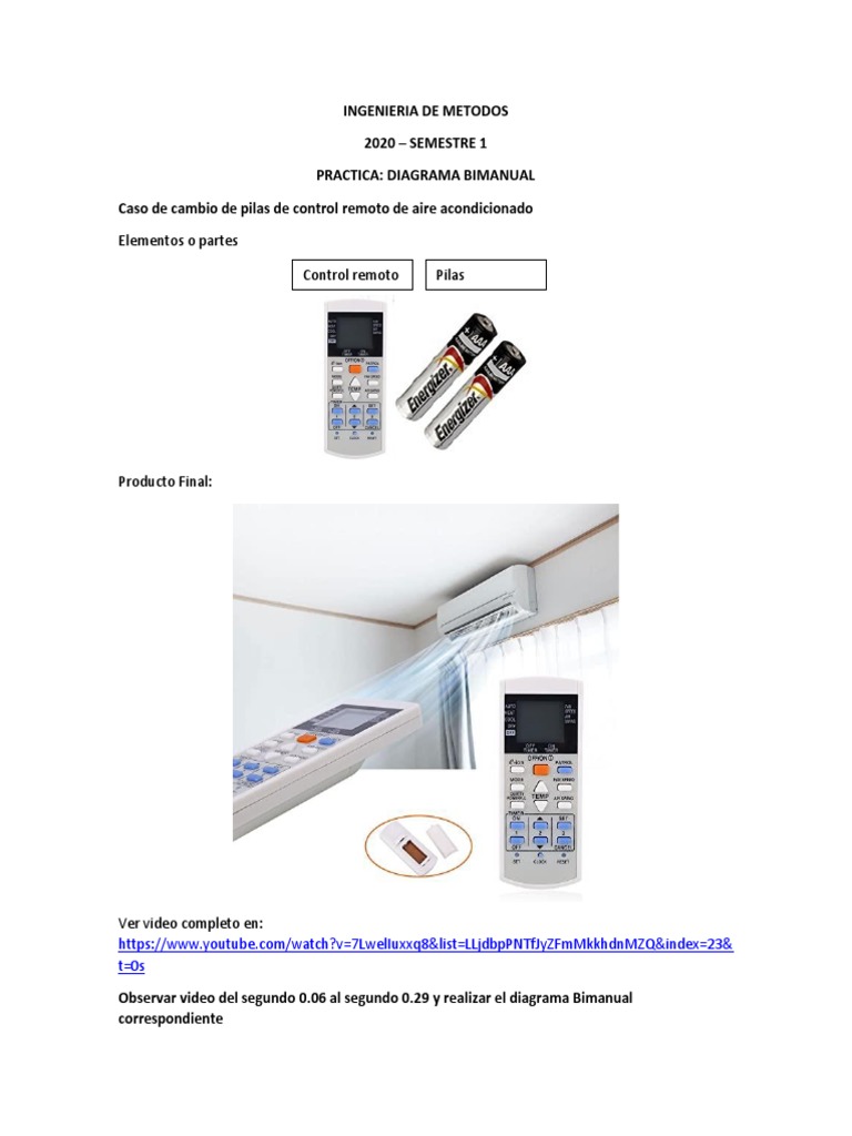 Diagrama Bimanual para Control Remoto | PDF