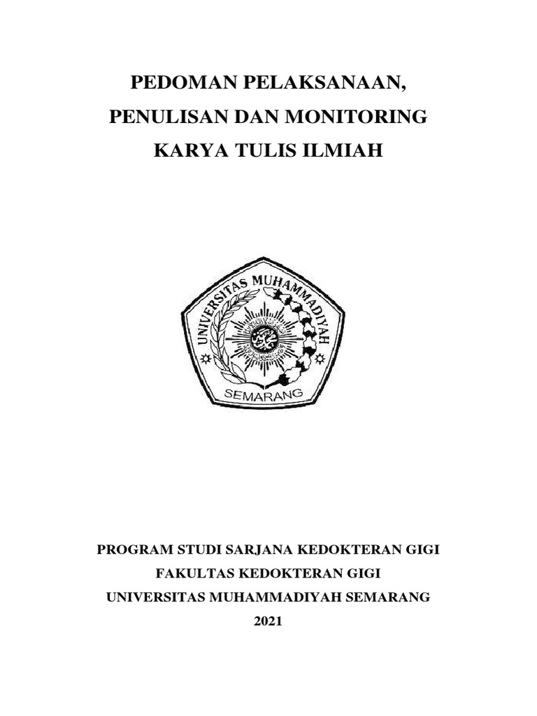 Pedoman KTI FKG Unimus | PDF | Seni