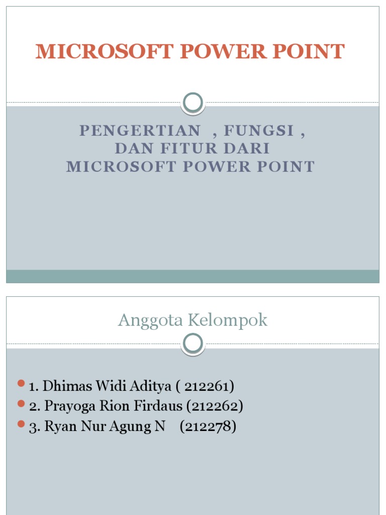 Materi Microsoft Power Point Pdf