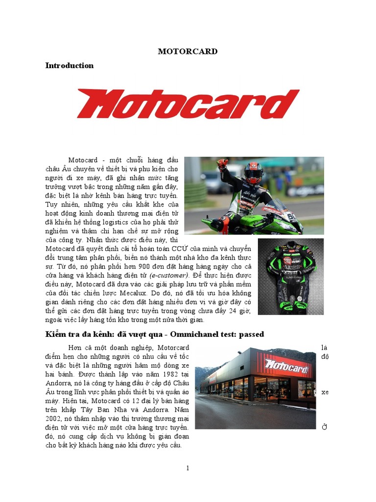 Motorcard | PDF