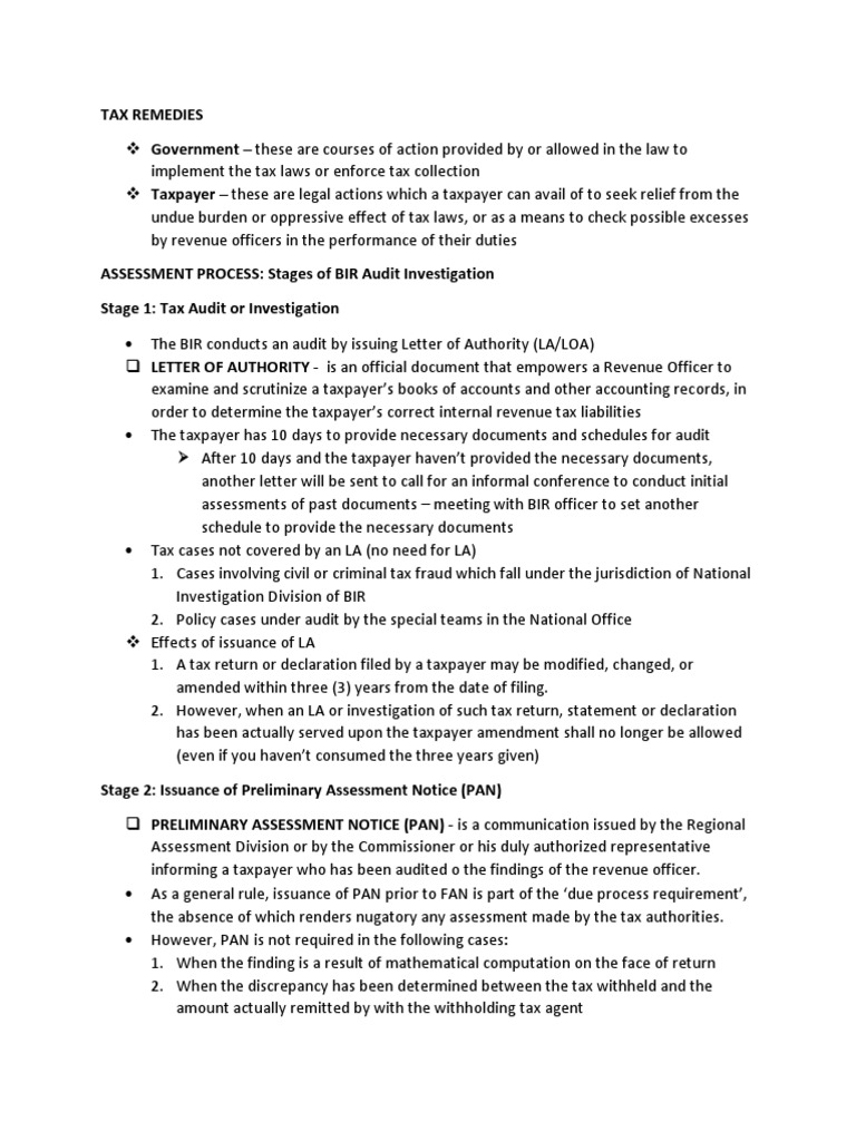Tax Remedies | Download Free PDF | Taxes | Taxpayer