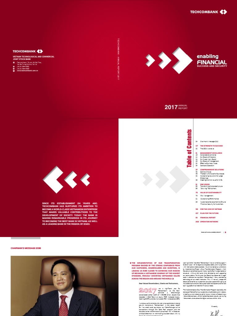 Techcombank 2017 Annual Report - en 3176s PDF | PDF | Corporate Governance | Governance