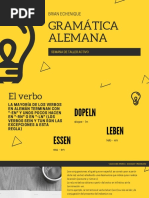 Lista Con Verbos - Aleman - Conjugaciones - Corregido | PDF