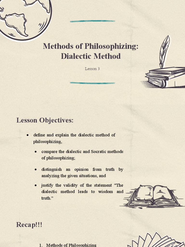 Dialectic Method of Philosophizing | PDF | Dialectic | Argument