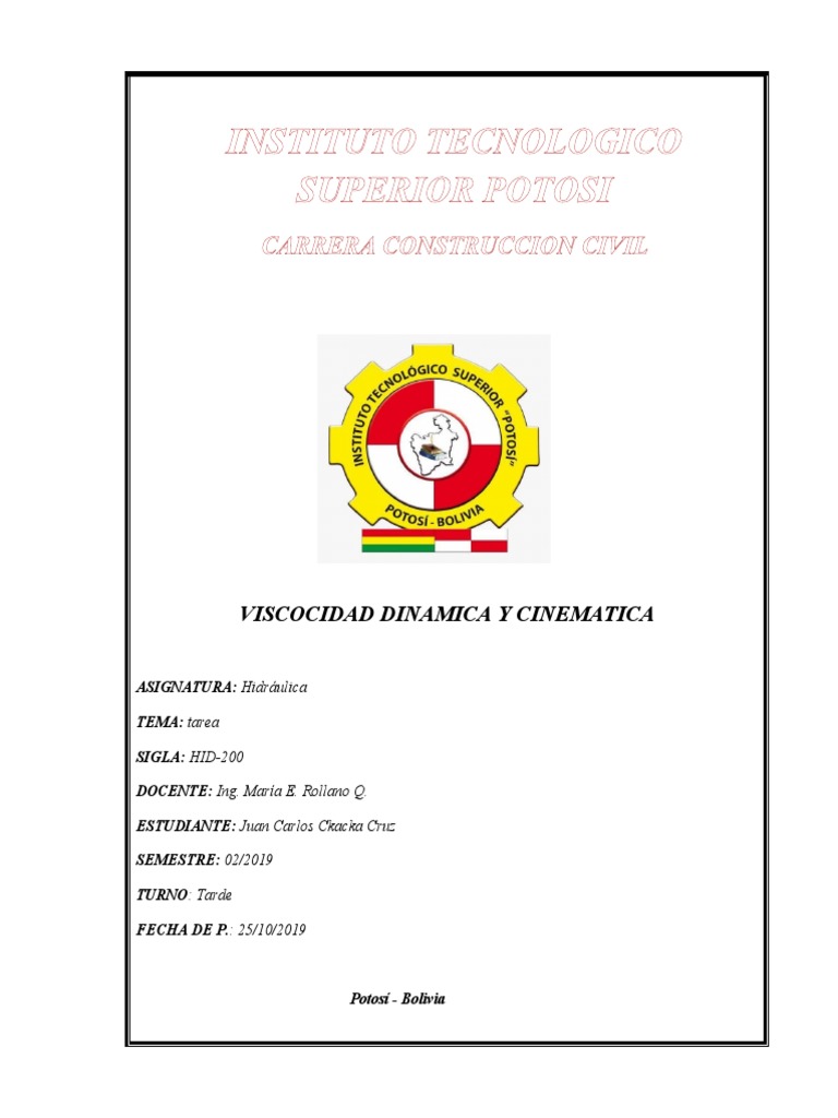 Caratula de Hidraulica | PDF