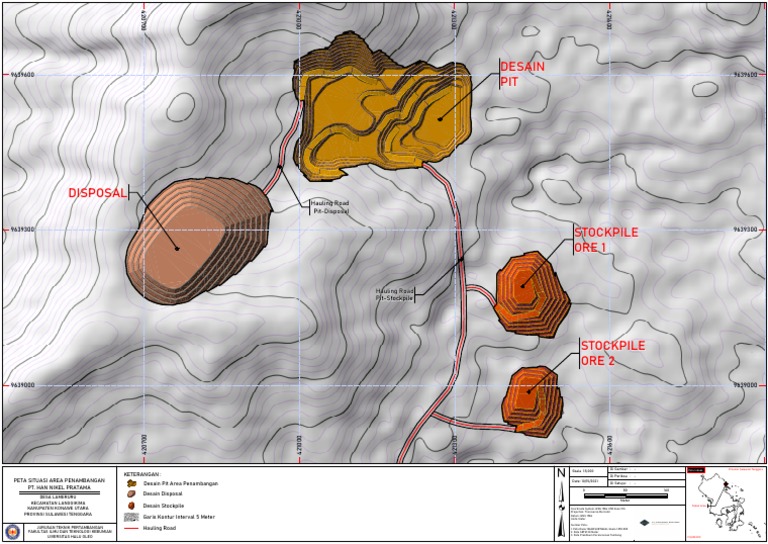 Desain Pit dan Stockpile Tambang | PDF