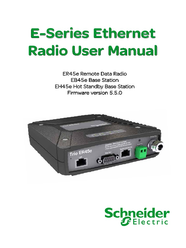 Trio Ethernet E Series User Manual 08-13 | PDF | Multicast | Computer ...