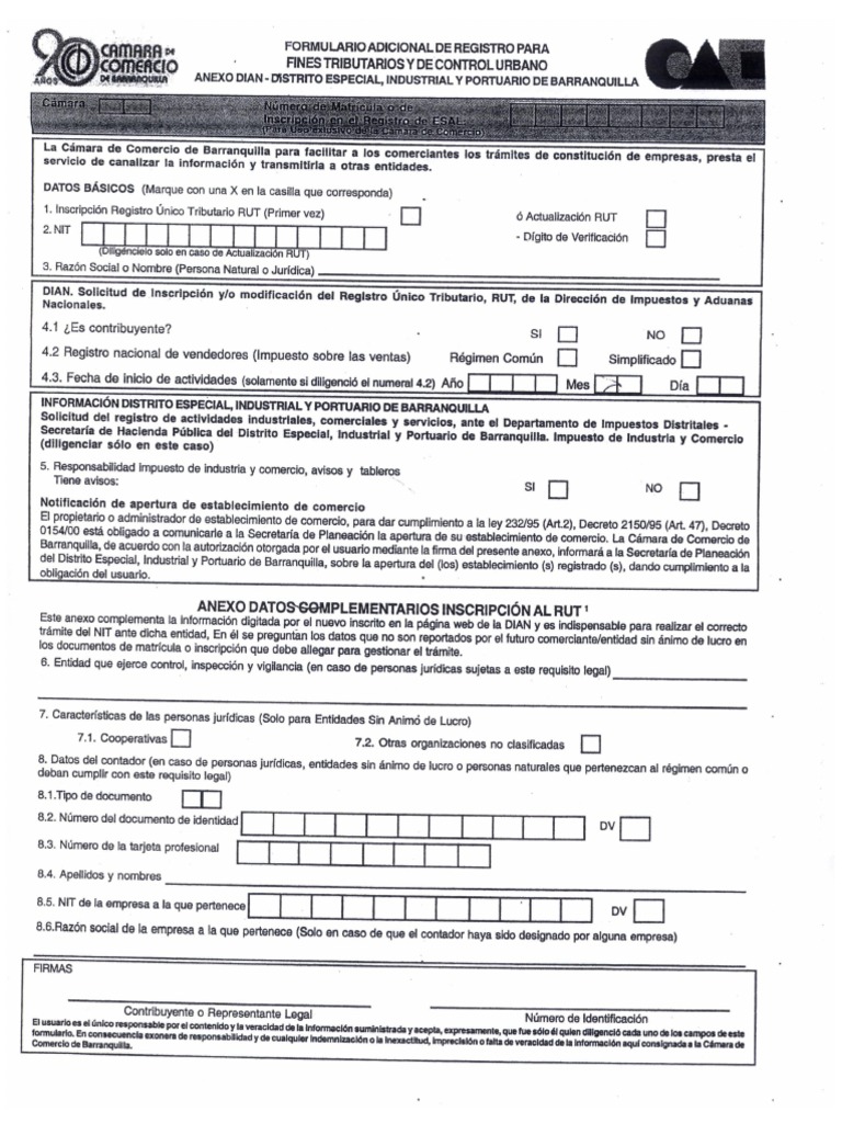 Formulario CAE | PDF
