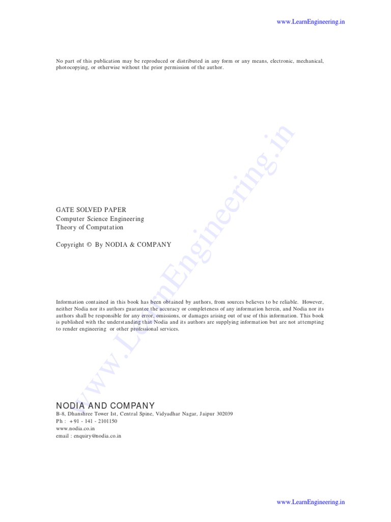 CS - Theory of Computation by WWW - Learnengineering.in | PDF | Syntax (Logic) | Grammar
