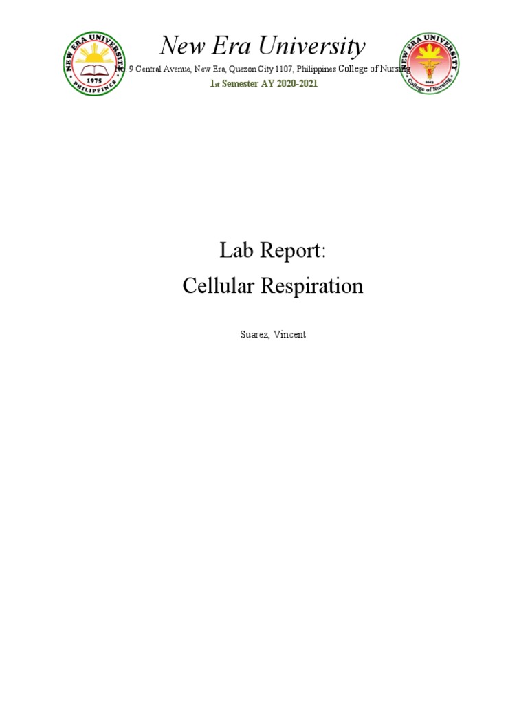 Lab Report Suarez | PDF | Glycolysis | Mitochondrion